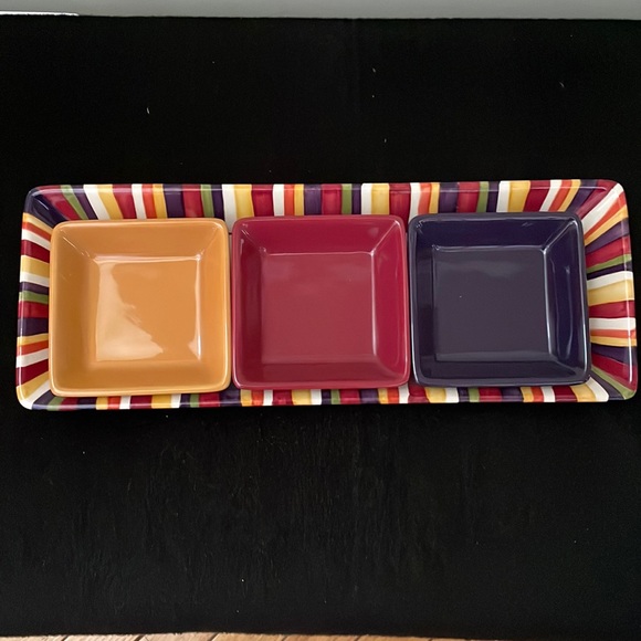 Simple Additions | Dining | Chip Dip Tray Set | Poshmark